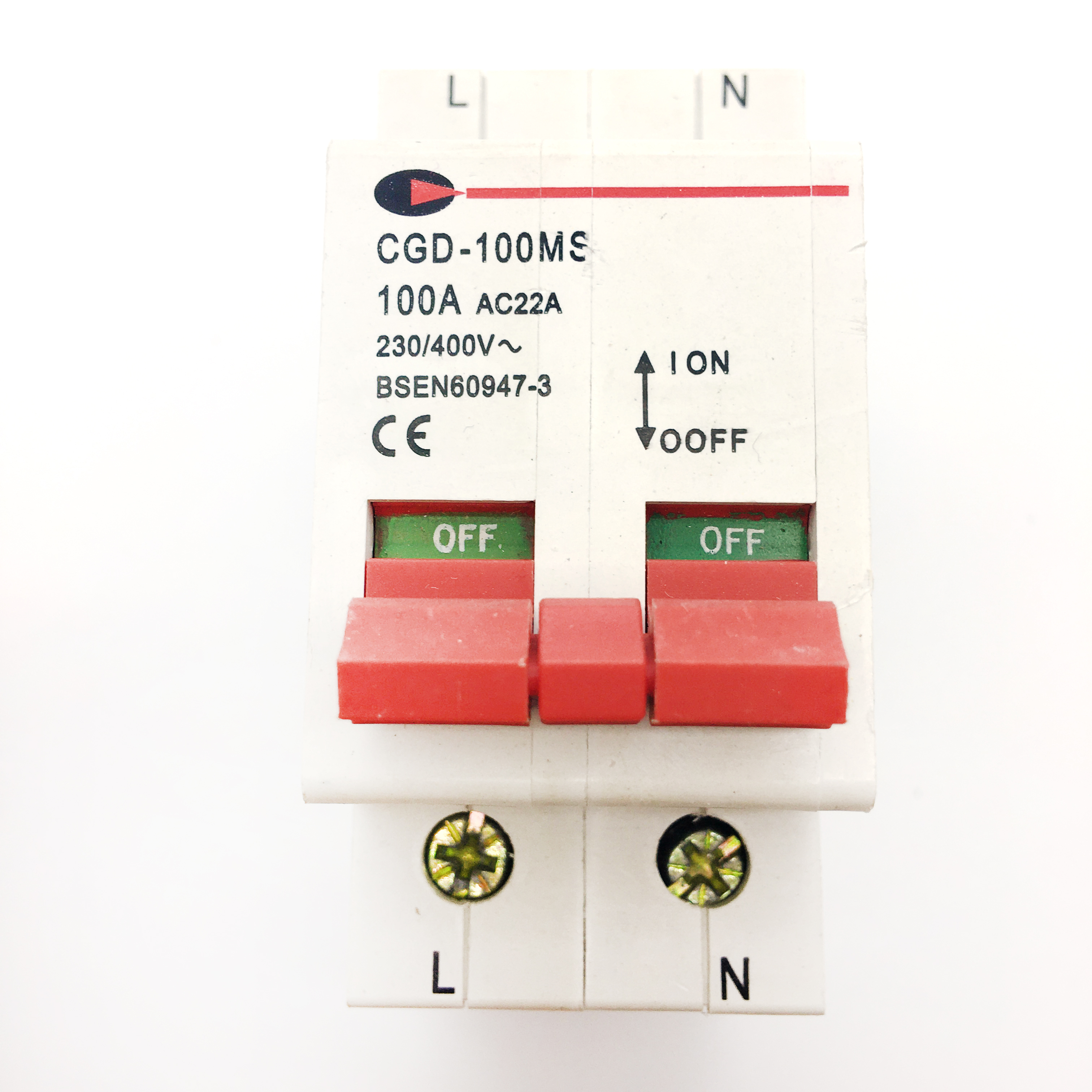 Isolators: Lewden Control Gear CGD CGD-100MS AC22A 100A 100 Amp 2 ...