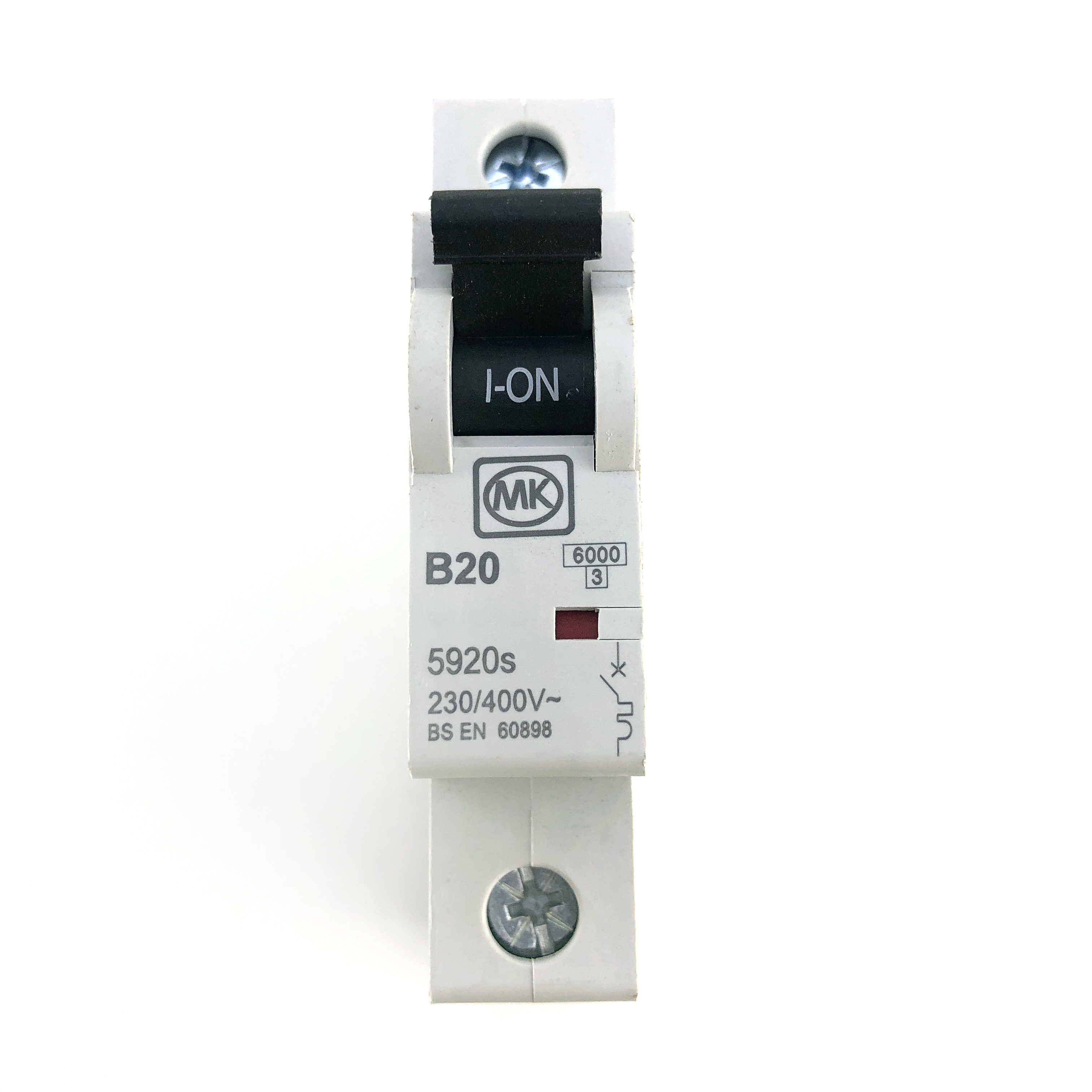 MCB's: MK Electric Sentry 5920s B20 20A 20 Amp MCB Circuit Breaker Type B