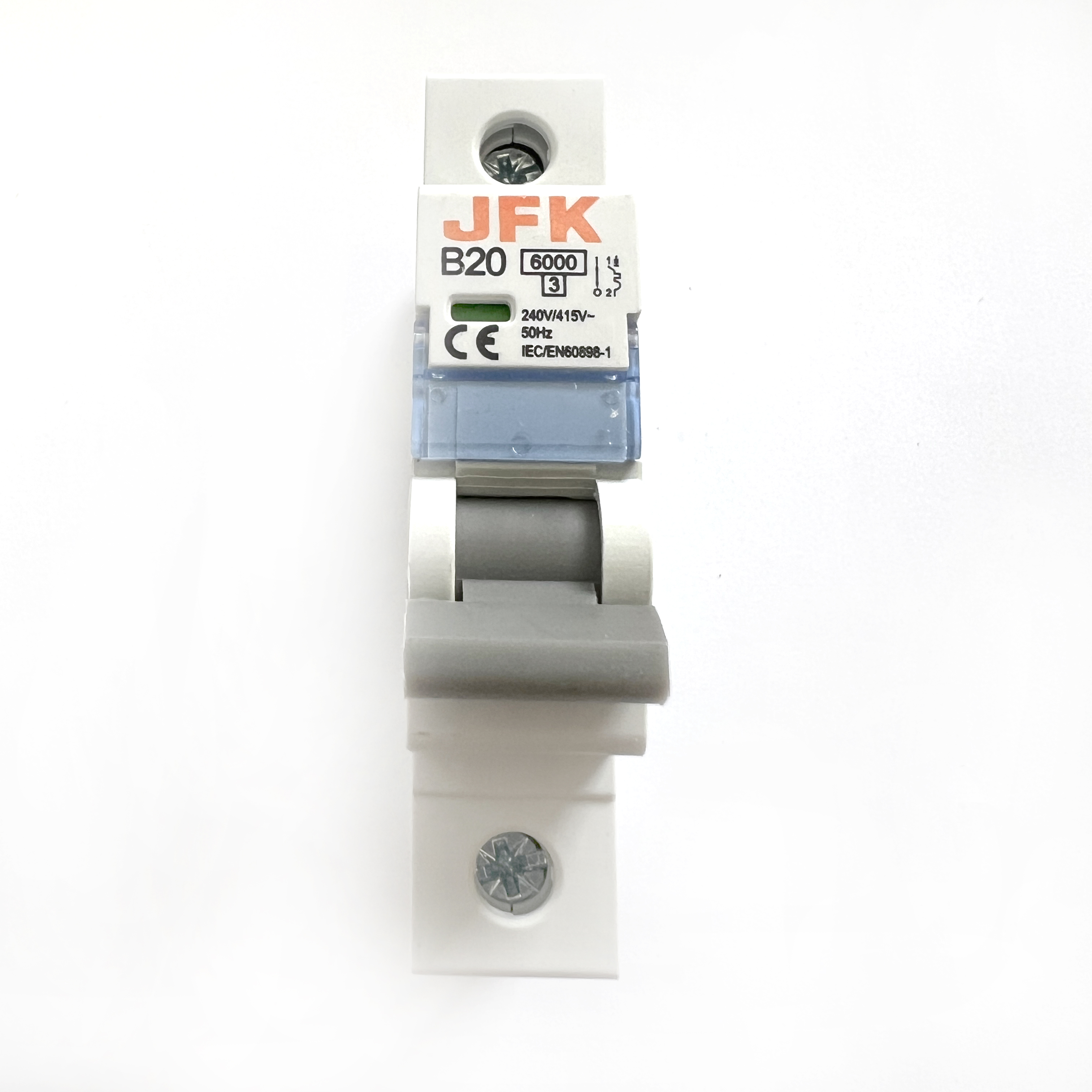 MCB's: JFK B20 20A 20 Amp MCB Circuit Breaker Type B