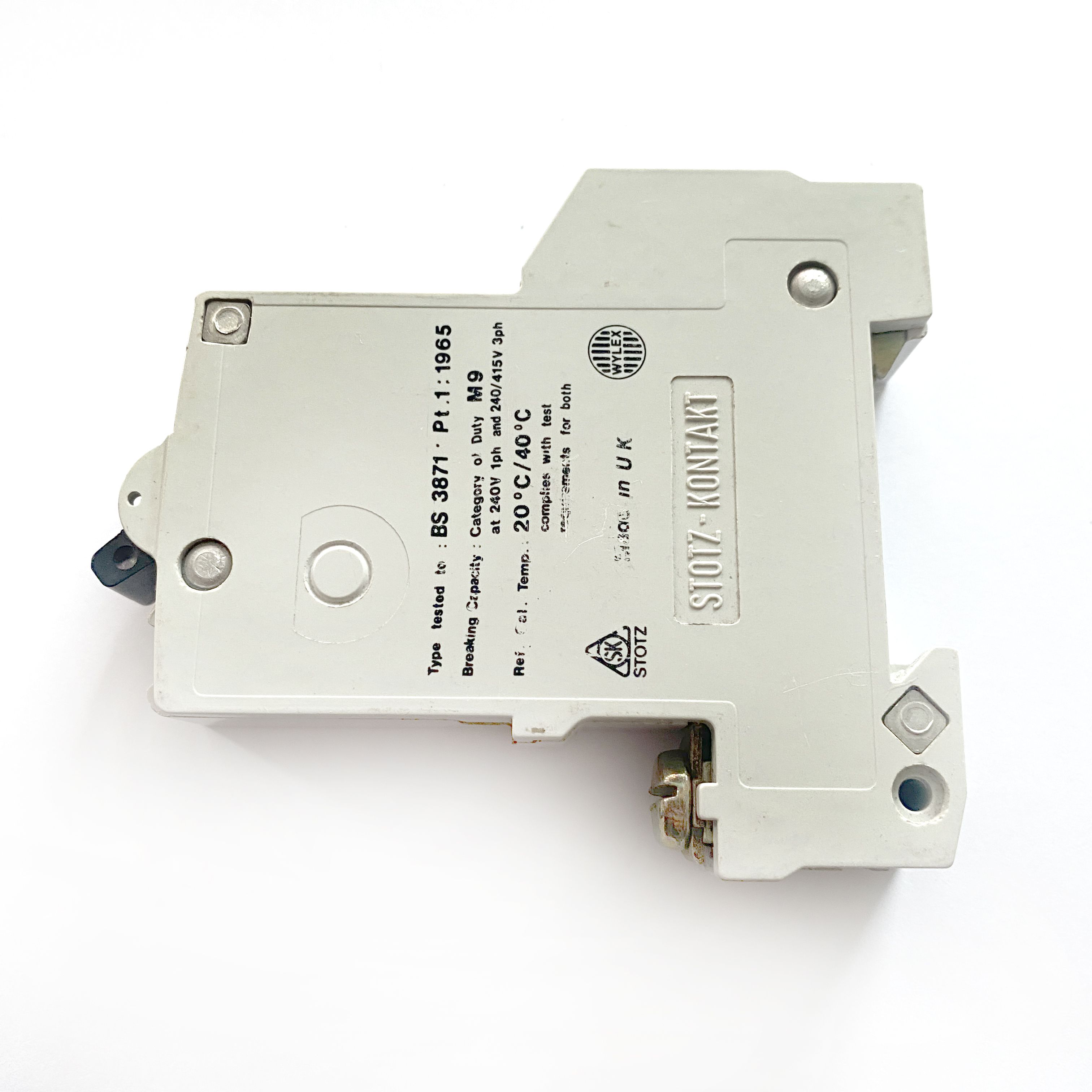 MCB's: Wylex Stotz Kontakt HB20 20A 20 Amp MCB Circuit Breaker Type 2