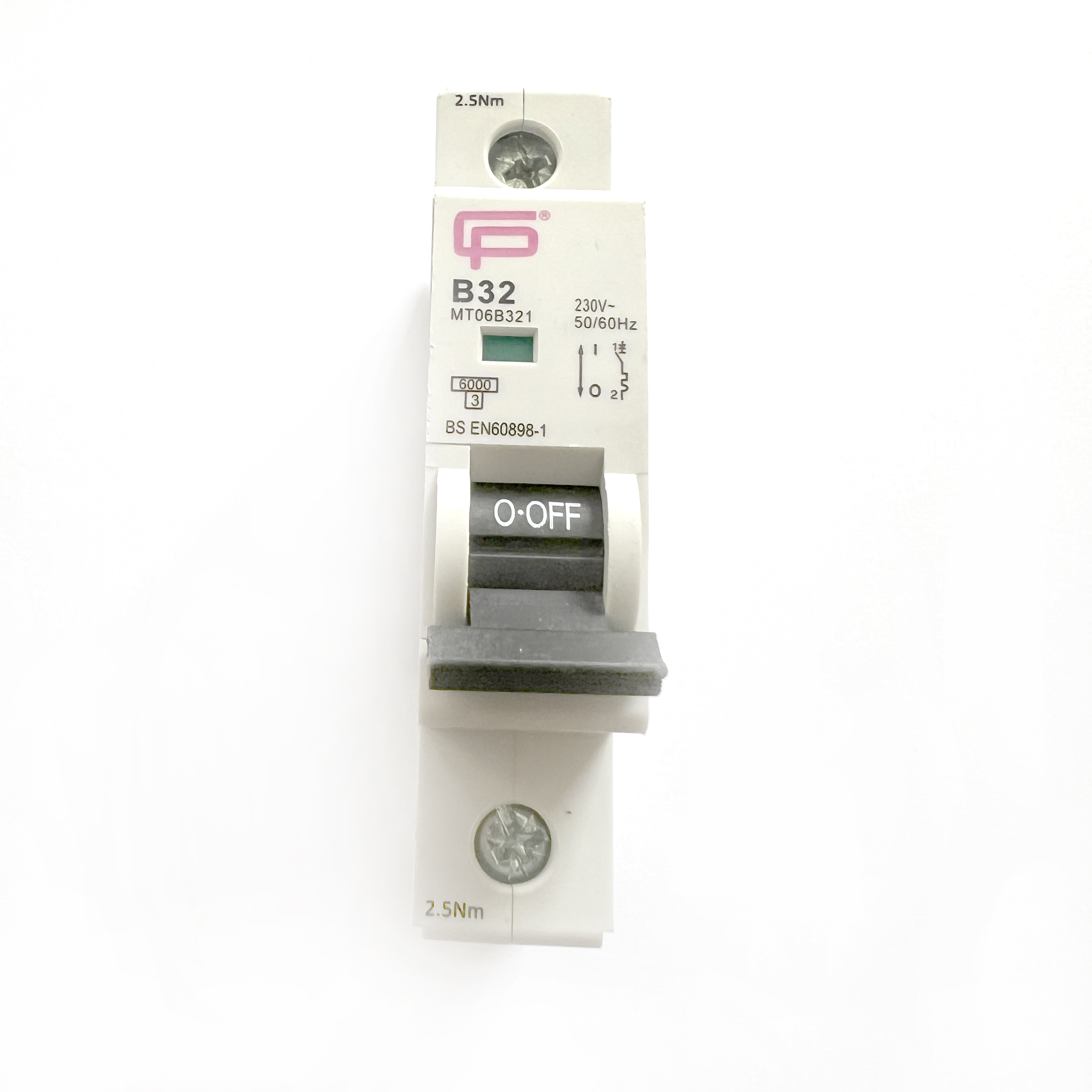 MCB's: CP Circuit Protection MT06B321 B32 32A 32 Amp MCB Circuit ...