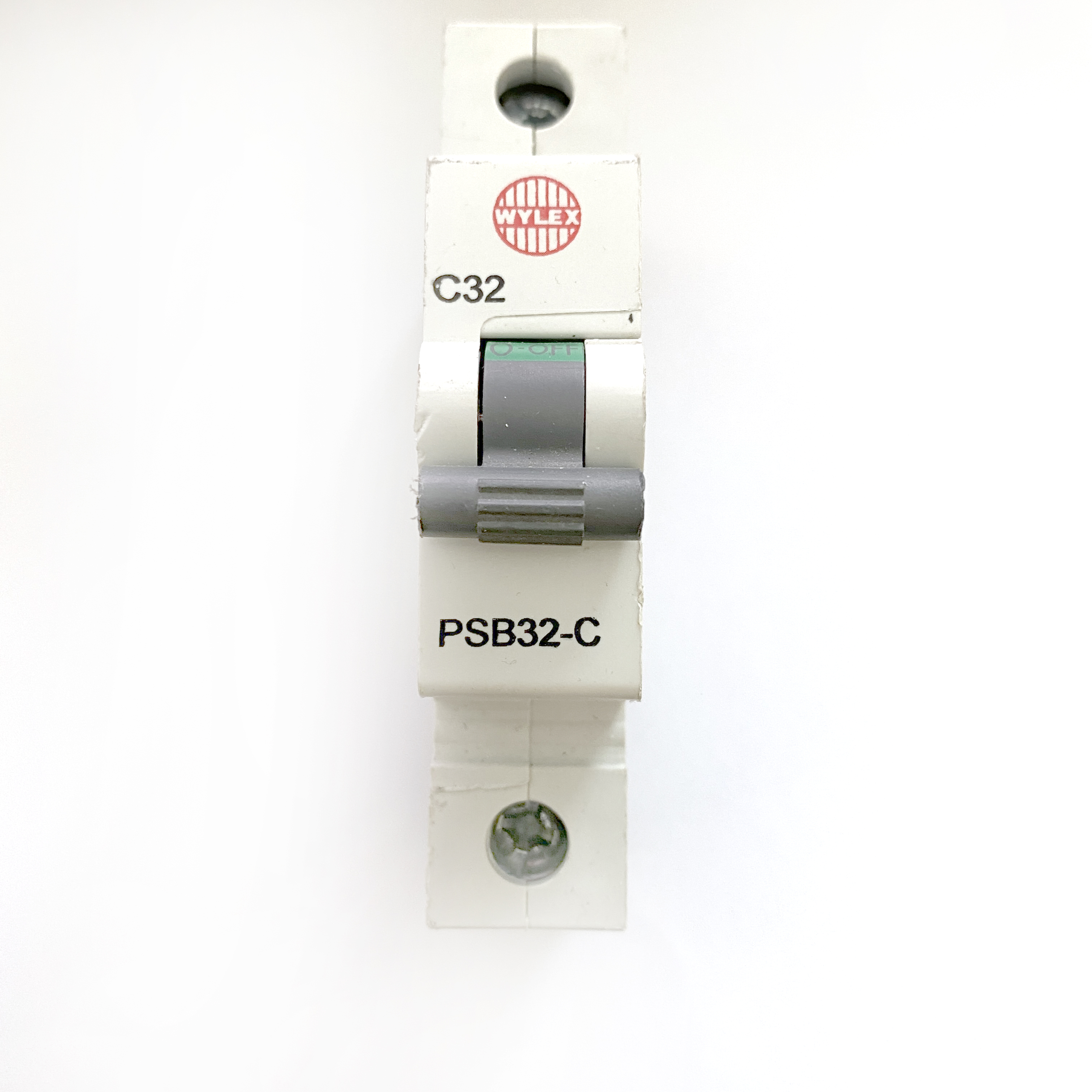 MCB's: Wylex PSB32-C C32 32A 32 Amp Black Clip MCB Circuit Breaker Type C