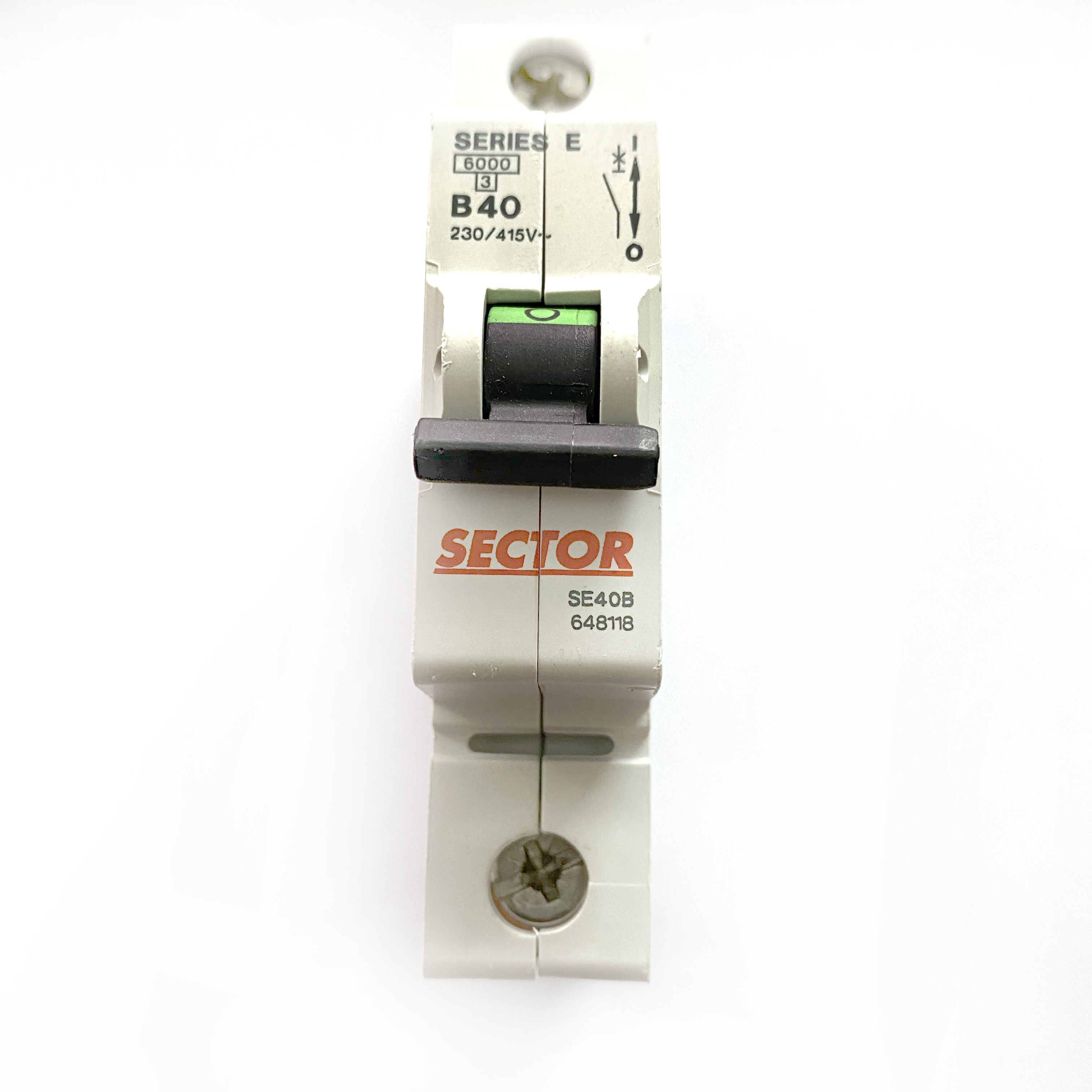 MCB's: Sector Series E SE40B 648118 B40 40A 40 Amp MCB Circuit Breaker ...