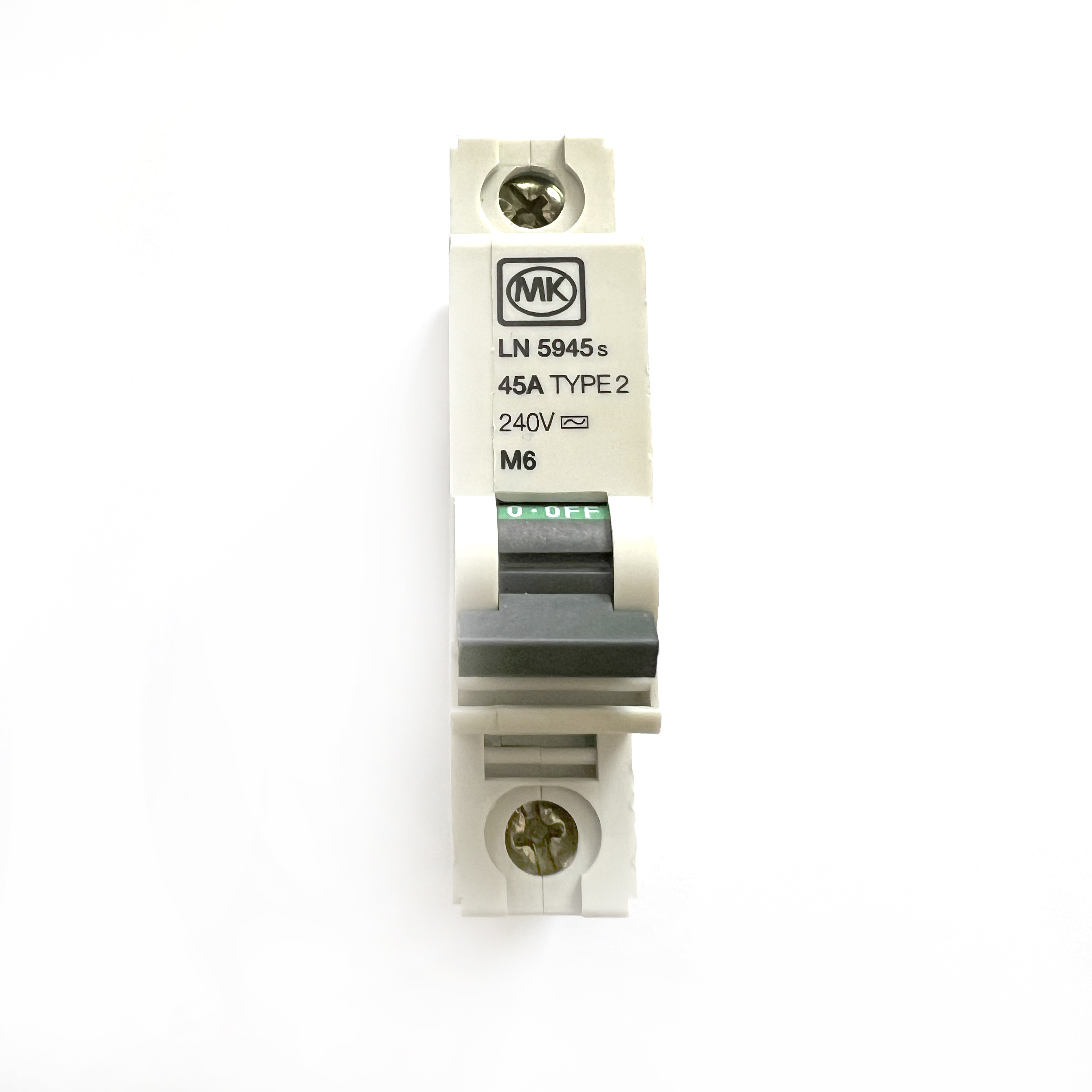 MCB's: MK Electric Sentry LN5945s M6 45A 45 Amp MCB Circuit Breaker Type 2