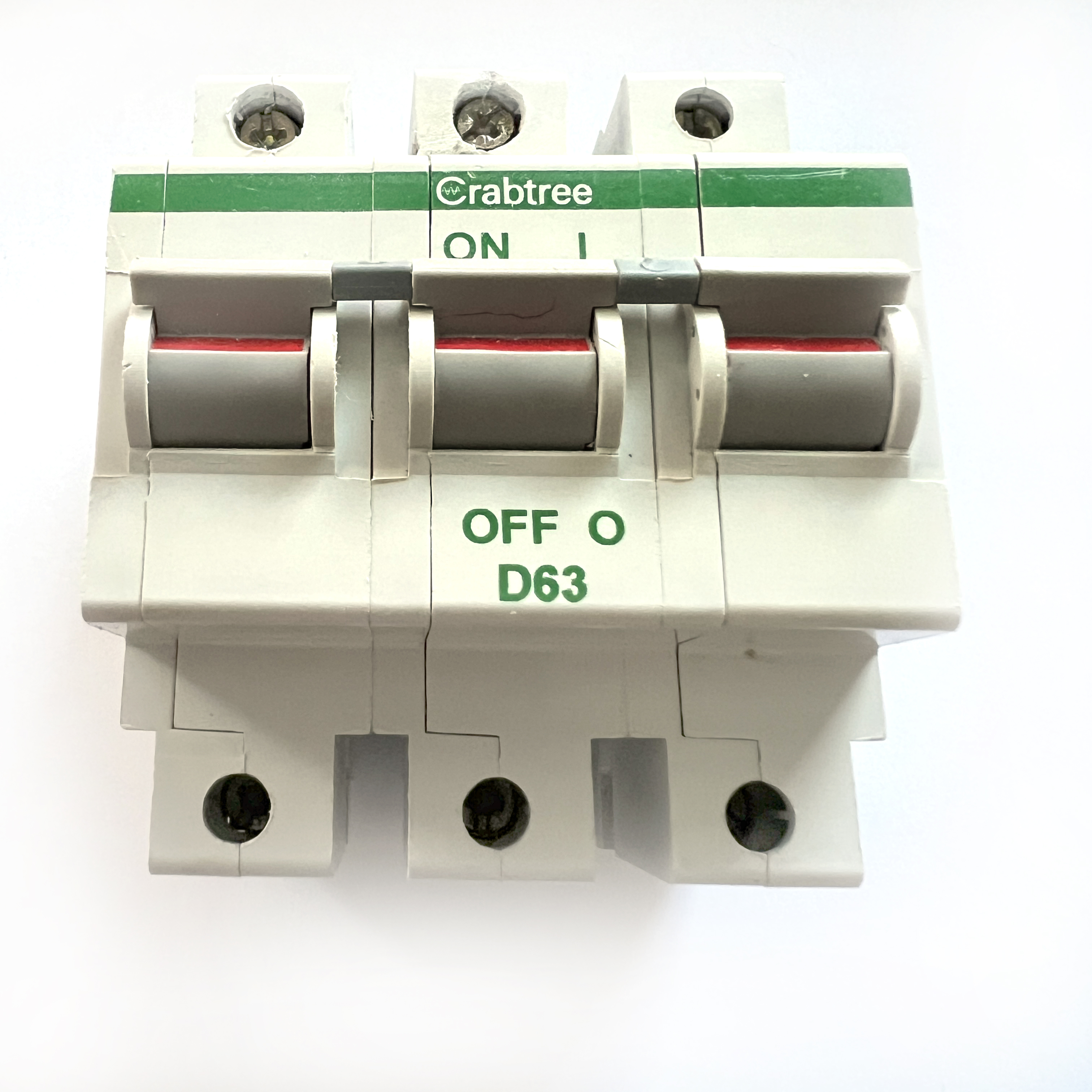 MCB's: Crabtree Polestar 63D/63 D63 63A 63 Amp 3 Pole Phase MCB Circuit ...